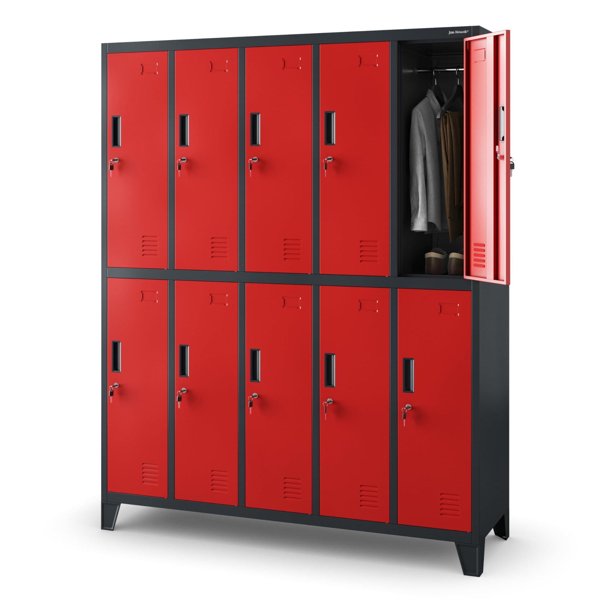 10 Door Steel Locker - Quality Steel Locker for Office - Luoyang ...