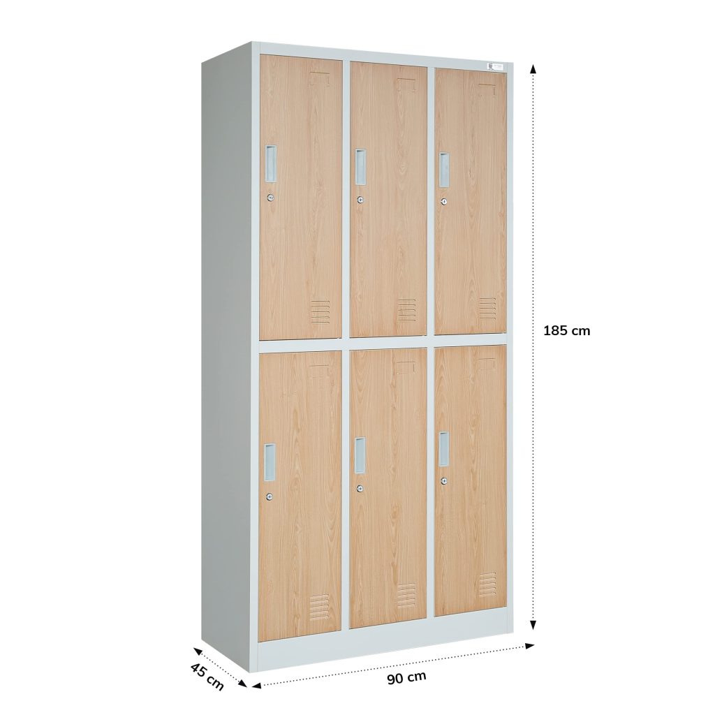 6 Door Steel Athletic Lockers - Steel Lockers Factory & Exporter ...