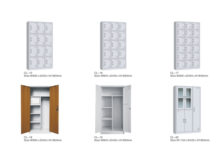 Steel Metal Lockers Dimensions and Sizes - Luoyang Dongzhixin Office ...