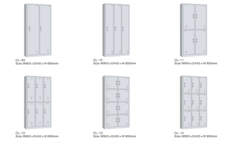 Steel Metal Lockers Dimensions and Sizes - Luoyang Dongzhixin Office ...
