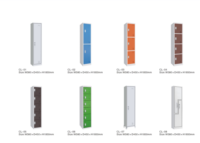 Steel Metal Lockers Dimensions and Sizes - Luoyang Dongzhixin Office ...